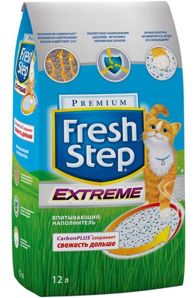 Fresh Step Extreme наполнитель минеральный впитывающий - купить с ...