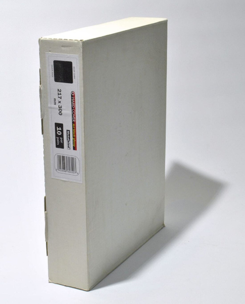 Обложка черная для брошюрования OPUS Metalbind твердая с покрытием Art 217x300 альбомная ...