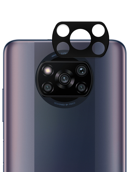 Стекло на камеру для Xiaomi Poco X3 NFC и Poco X3 Pro (Сяоми Поко Х3 ...