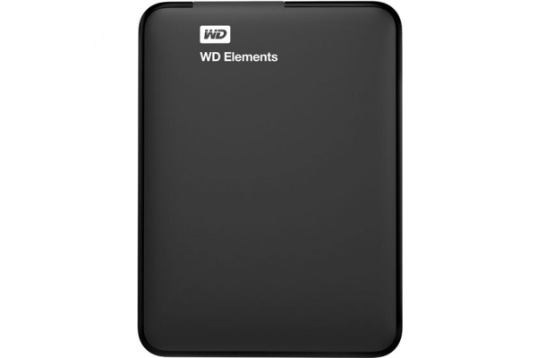 Western Digital 1 ТБ Внешний жесткий диск (WDBUZG0010BBK-WESN), черный ...