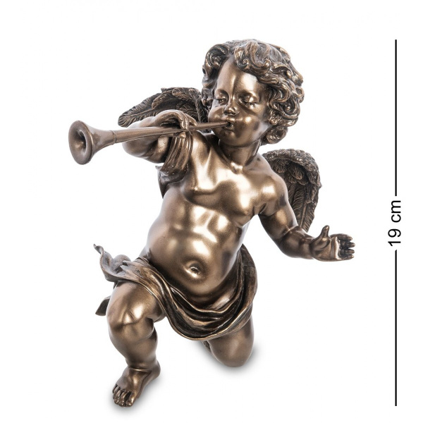 Статуэтка Ангелок с трубой купить на Ozon по низкой цене 522150839