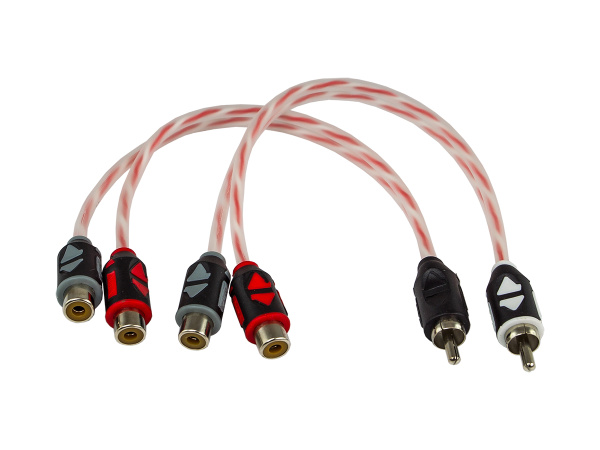 Кабель разветвитель RCA "1 папа" / "2 мамы" Aura RCA-AY20 MkII 2 шт ...