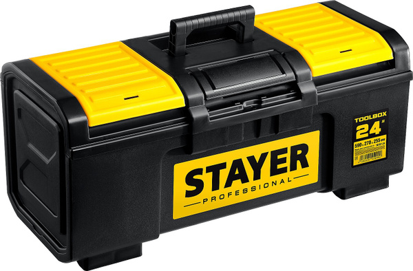 Ящик для инструмента "TOOLBOX-24" пластиковый, STAYER Professional ...