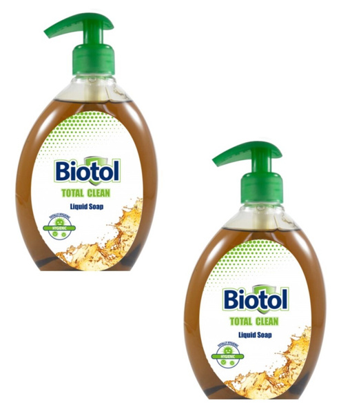 Мыло жидкое Biotol Total Clean гигиеническое, антибактериальное, без ...