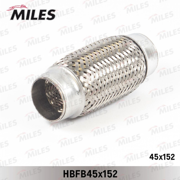 Характеристики MILES Гофра глушителя арт.HBFB45X152 подробное описание ...