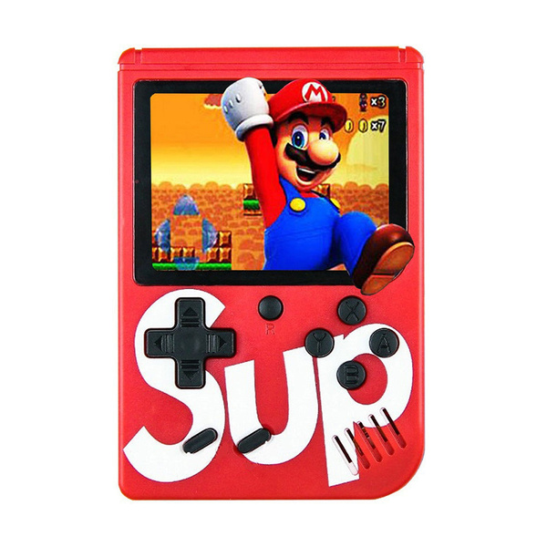 Портативная игровая приставка 8-Bit SUP Game Box 400 в 1 (красный) - купить с доставкой по ...