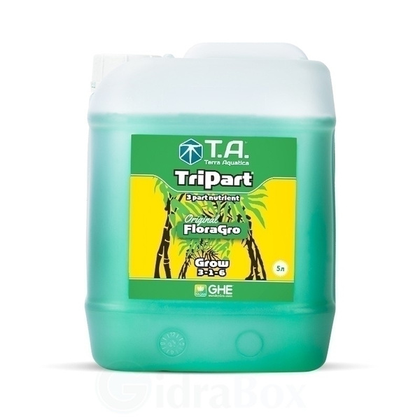 Удобрение TriPart Gro Terra Aquatica (Flora Grow GHE) 5 л - купить с доставкой по выгодным ценам ...