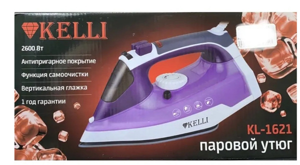 Отпариватель KELLI Утюг эл. отпаривание, самоочистка KL- 1621,2600 Вт_2523 озон 2600 Вт купить ...