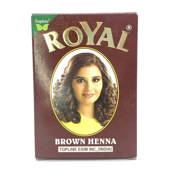 ROYAL BROWN HENNA / Хна для волос / Коричнев ая / INDIA / 7 пакетиков ...