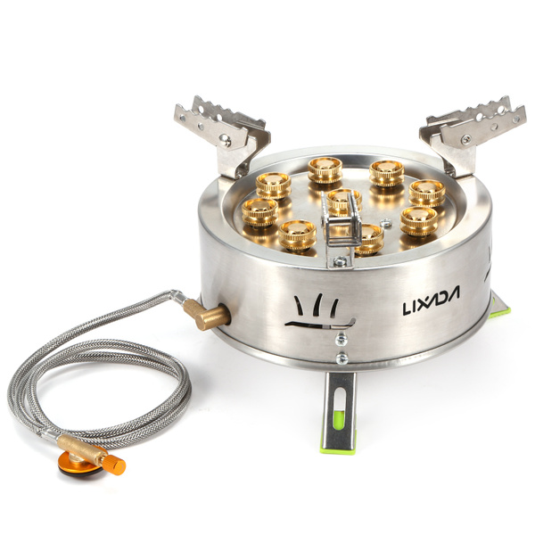 Lixada 12800 Вт кемпинговая газовая плита горелка портативная уличная