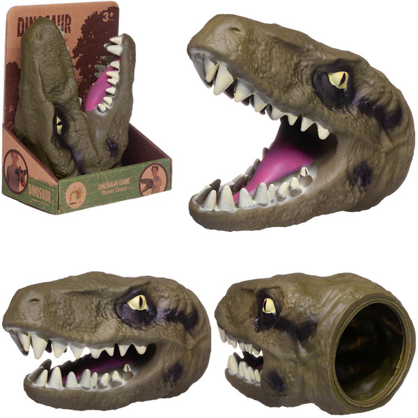 Игрушка на руку Junfa Голова динозавра зеленая - купить с доставкой по выгодным ценам в интернет ...