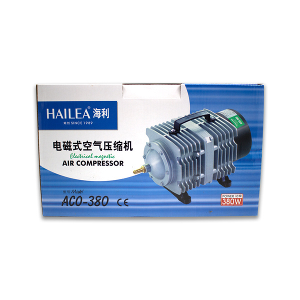 Воздушный компрессор Hailea 380W, аэрационный насос для пруда с рыбой ...
