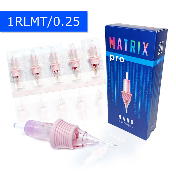 MATRIXPRO 1RLMT/0.25 Картриджи Матрикс (модули, иглы) для тату машинки, перманентного макияжа ...