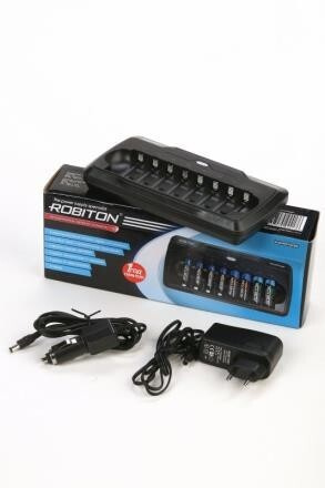 Сетевое зарядное устройство Robiton VolumeCharger R03/R6x1/2/3/4/5/6/7/8 (300/500mA) мпроц ...