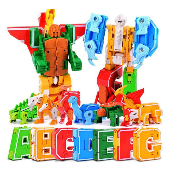 Трансформер 1TOY Т15507 Трансботы Lingvo Zoo 26 букв от A до Z купить ...