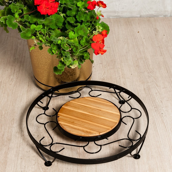 Подставка для цветов HiTSAD - купить в интернет-магазине OZON с доставкой по России (623816666)