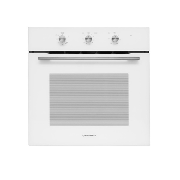 Духовой шкаф газовый встраиваемый MAUNFELD MOGS703W, 60 см, 70 л ...