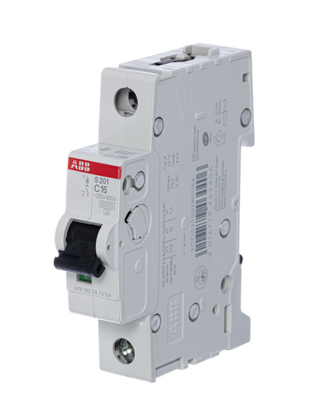 Купить S201 C16 Автоматический выключатель 1-полюсный, 16А, 6кА (хар-ка ...