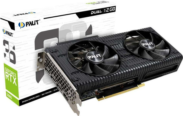 Видеокарта Palit GeForce RTX 3060, 12 ГБ GDDR6 - купить по низким ценам ...