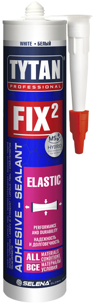 Монтажный клей Tytan Professional Fix2 ELASTIC 290 мл, белый - купить ...