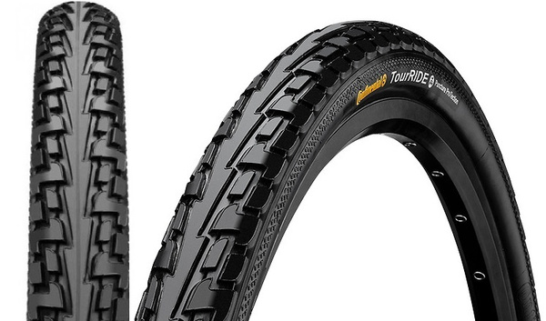 Покрышка для велосипеда 28 CONTINENTAL Ride Tour 28", (700x42C ...