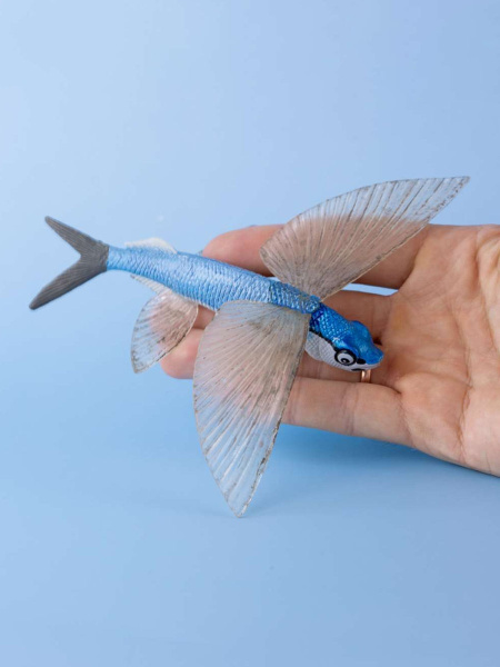 Фигурка животного Derri Animals Рыба Летучая, для детей, игрушка ...