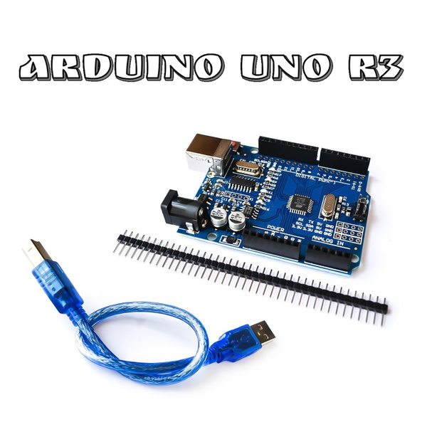 Arduino Uno R3 Микроконтроллер Ардуино уно Atmega328p Ch340g Кабель подключения к ПК 1 шт