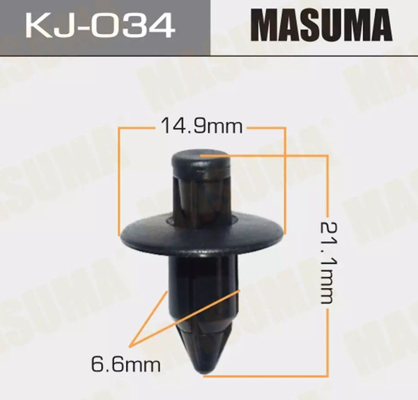 Masuma KJ-034 Клипса пластиковая купить на OZON по низкой цене (684808714)