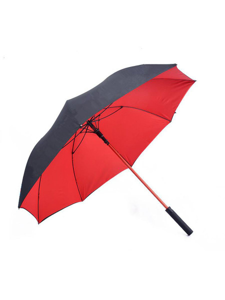 Зонт Sofia Roland, Полуавтомат, Трость, черный, красный купить по низкой цене в интернет ...