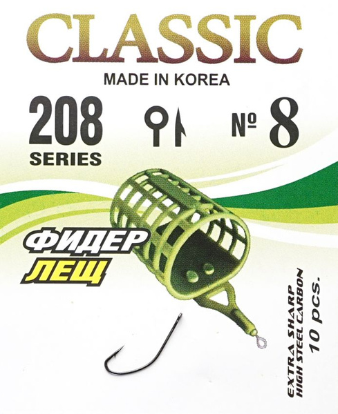 Крючки Dunaev Classik 208 №8 (10шт) - купить с доставкой по выгодным ценам в интернет-магазине ...