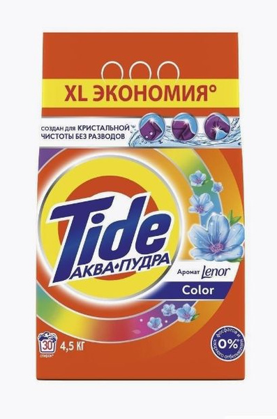 Стиральный порошок для цветного белья Tide (Тайд) Color Аромат Lenor ...