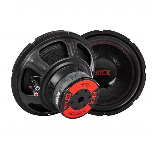 Сабвуферный динамик (2+2 Ом, 800 Вт, 31.2см, 1шт) KICX GT 12M - купить по выгодной цене в ...
