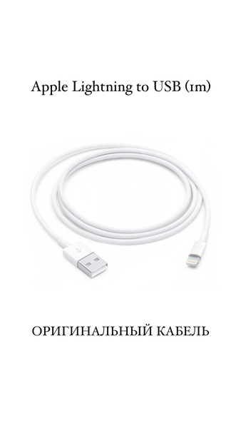 Кабель USB Type-A Apple A2308_USB Type-A_USB 2.0 - купить по низкой ...