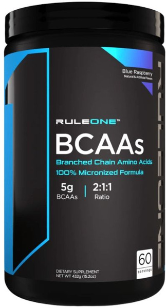 Аминокислоты BCAA (БЦАА) Rule 1 BCAA Flavored (432 г) Ежевика - купить ...