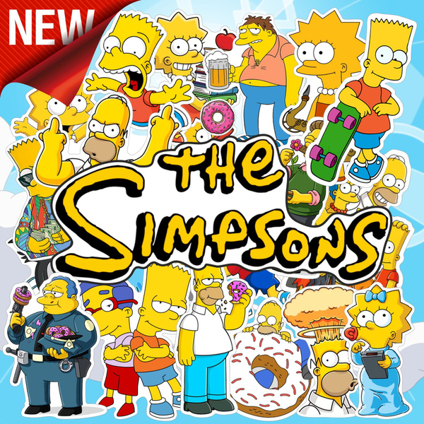 Наклейки, стикеры Симпсоны Simpsons, Стикерпак - купить с доставкой по ...