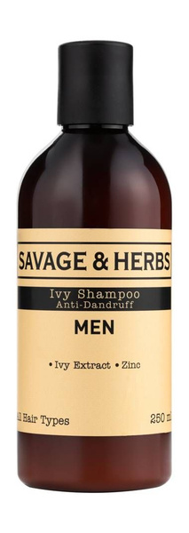 Травяной шампунь против перхоти для всех типов волос SavageHerbs Ivy ...