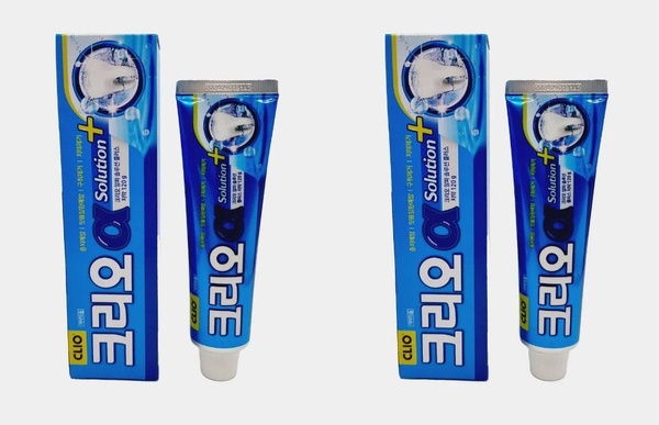 Clio Зубная паста Alpha Solution Total Care Plus, 120 г - 2 шт. - купить с доставкой по выгодным ...