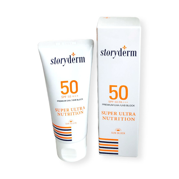 Storyderm Крем солнцезащитный омолаживающий SPF 50+++ 50мл / SUPER ...