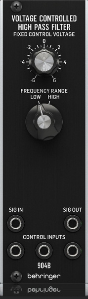 Behringer 904B VOLTAGE CONTROLLED HIGH PASS FILTER Аналоговый модуль ...