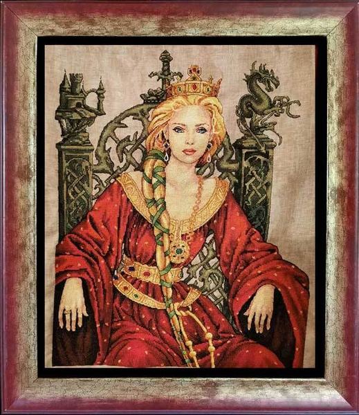 Набор для вышивания крестом Nimue "Queen Guinevere" (Королева Гвиневра ...