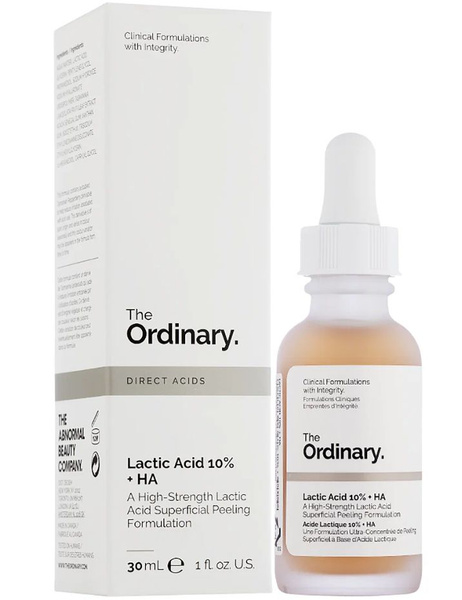 The Ordinary пилинг Lactic Acid 10% + HA, 30ml молочная кислота для ...