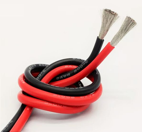 Провод силиконовый силовой для автозвука 6AWG /16кв.мм, лужёная медь ...