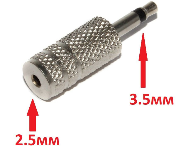 Кабель 3.5 мм, 2.5 мм Переходник Micro Jack 2.5 мм "мама" - Mini Jack 3 ...