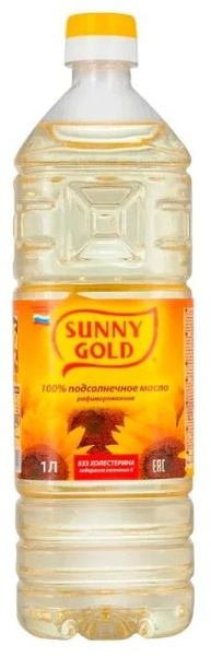 МАСЛО подсолнечное рафинированное 1 л. Sunny Gold купить на OZON по ...