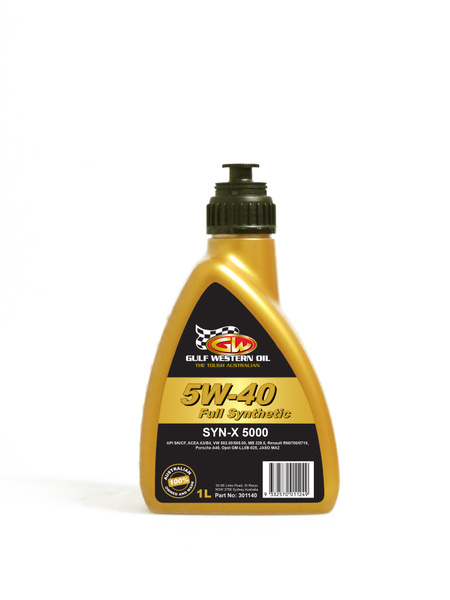 Масло моторное GULF WESTERN OIL 5W-40 Синтетическое - купить в интернет ...