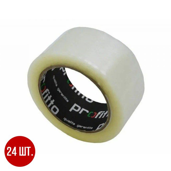 profitto Клейкая лента канцелярская 48 мм x 23 м, 24 шт. купить на OZON ...