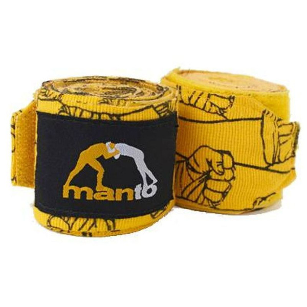 Боксерские бинты Manto Pattern 450 желтые - купить по выгодной цене в ...