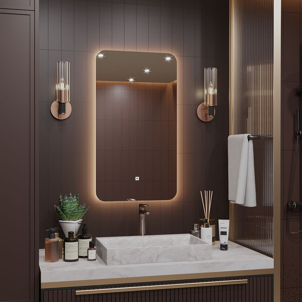 Зеркало для ванной Alias "Палантин всё вместе", 110 см х 60 см - купить по выгодным ценам в ...