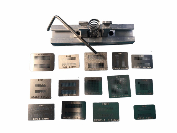 Трафареты для реболлинга Ddr7 Ddr6 Ddr1 Ddr2 Ddr3 Ddr5 Dr2 3 Ddr3 2 Bga станция купить 6203