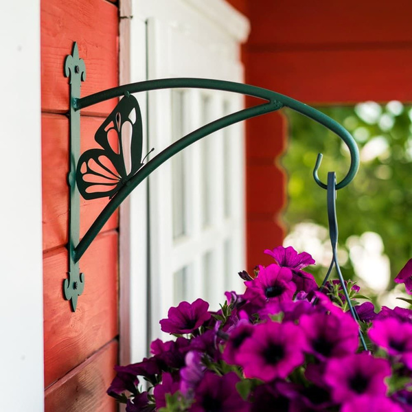 Кронштейн для кашпо настенный уличный подвес для кашпо держатель для цветов 201-035Gr HiTSAD ...